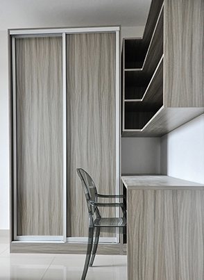 Integrated Office Desk in Wardrobe - Sourcing and Customised Deco Packs ...